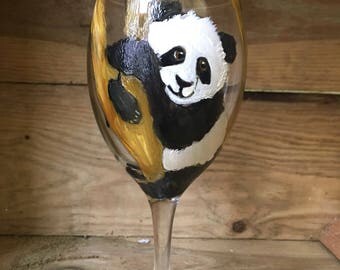 Panda with glasses | Etsy