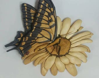 Wood intarsia | Etsy