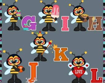 Bumble bee clip art | Etsy