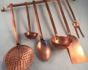 Copper utensils | Etsy