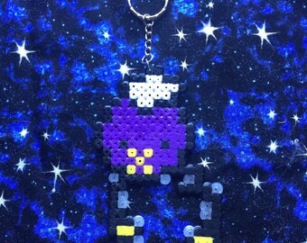Perler bead keychain | Etsy