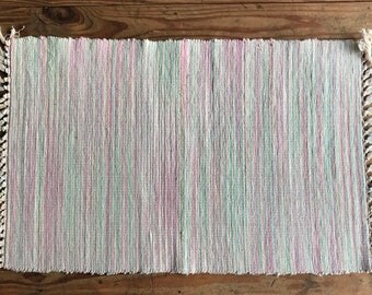 Mint green rug | Etsy