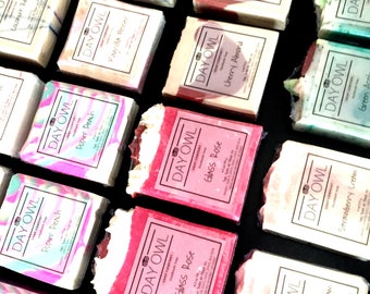 7 big Bars Cold Process soaps / Eco Bath and Body Sale / Bath