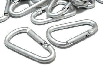 Snap back closure earrings in Sterling Silver 925