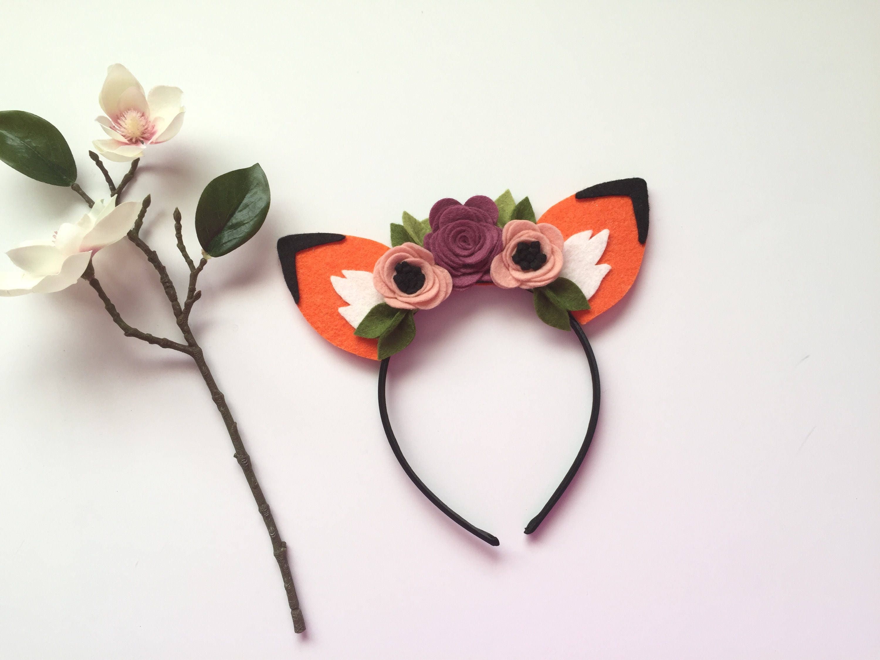 Fox Ears Fox Headband Woodland Headband