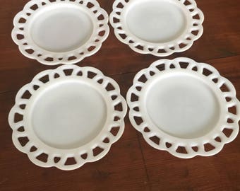 Lace edge plate | Etsy