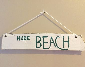 Rustic beach sign | Etsy