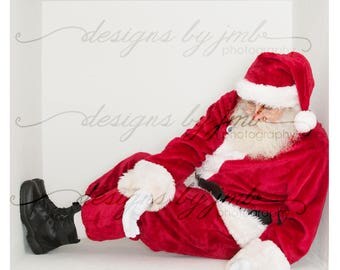 Santa backdrop | Etsy