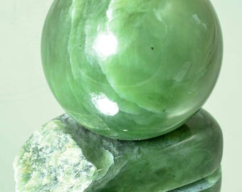 Nephrite sphere | Etsy