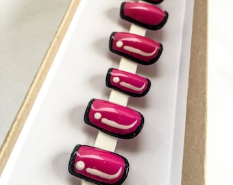 Custom fake nails | Etsy