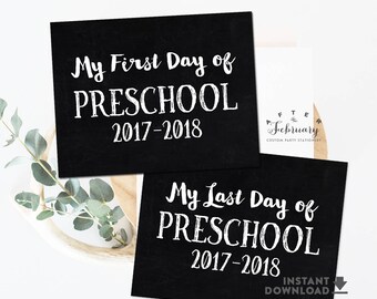 Preschool sign | Etsy