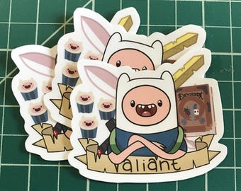 Adventure Time Finn the Human Sticker 10pk