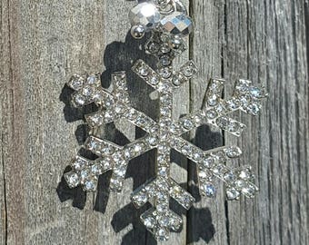 Snowflake necklace | Etsy