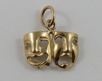 THEATER MASKS art Actor mask poster comedy tragedy mask