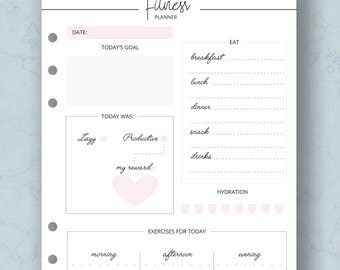 Fitness planner | Etsy