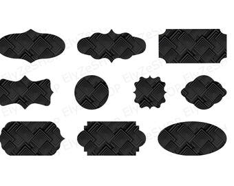 Oval frame svg | Etsy