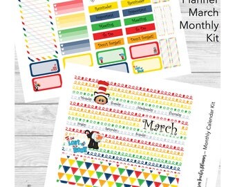 Printable Planner Stickers for Teacher by TeacherStickerShop