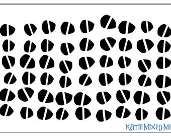 Macaron stencils | Etsy