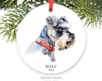 Schnauzer ornament | Etsy