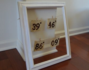 Clothespin frame | Etsy