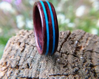 Wood wedding band | Etsy