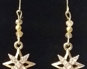 Gold star earrings | Etsy