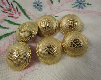 Gold button | Etsy