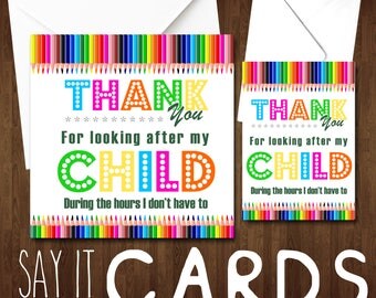 Teacher leaving card | Etsy