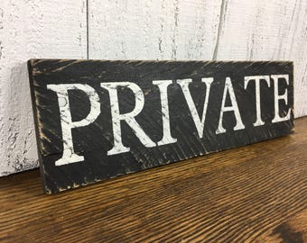Private room sign | Etsy