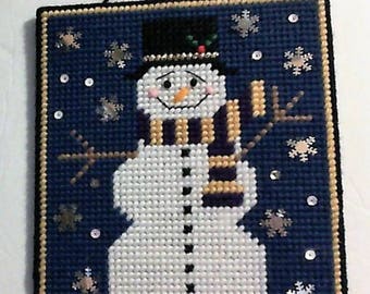 PATTERN: Spring Welcome Wall Hanging in Plastic Canvas