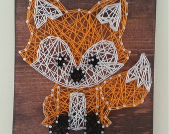 Fox string art | Etsy