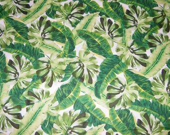 Palm leaf fabric | Etsy