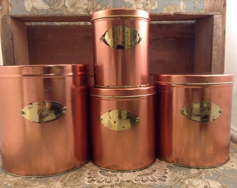 Copper canister | Etsy