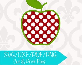 Dots apple svg | Etsy