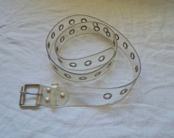 Clear plastic belt | Etsy