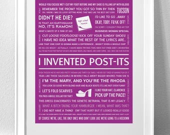 Original Romy and Michele's High School Reunion Art Print