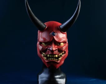Oni mask | Etsy
