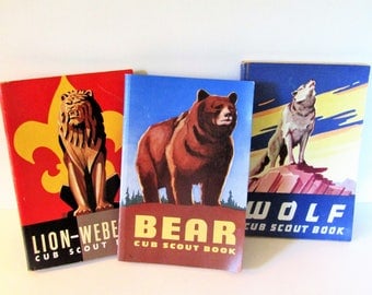 Wolf cub scout book | Etsy
