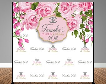 Chanel backdrop | Etsy