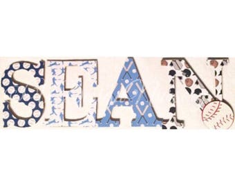 Baseball letters | Etsy