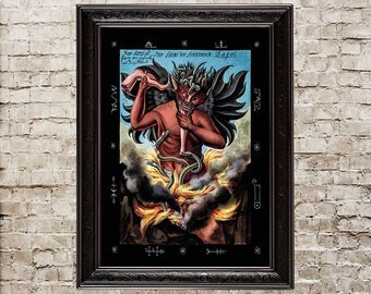 Medieval & Occult Decor on handmade paper & by MedievalOccultCraft