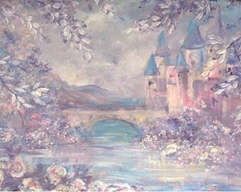Castle backdrop | Etsy