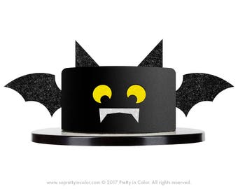 Bat cake topper | Etsy