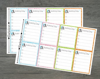 Cleaning checklist | Etsy