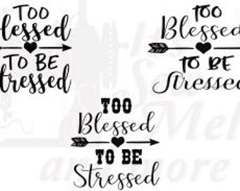 Too blessed | Etsy