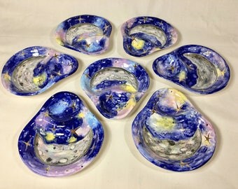 Moon plates | Etsy