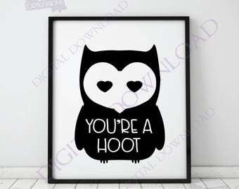 Hoot svg | Etsy