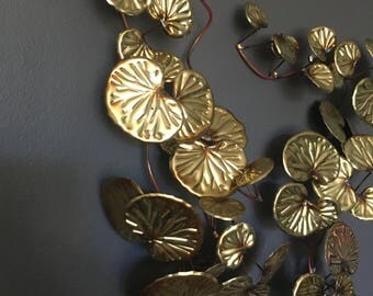 Brass wall art | Etsy