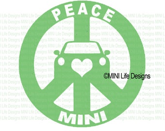 Mini cooper decal | Etsy