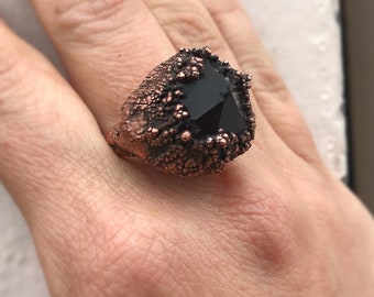 Holding Hands Ring Handmade in Sterling Silver